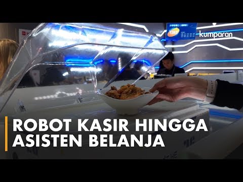 Robot-robot yang Bekerja di Supermarket | kumparan.com
