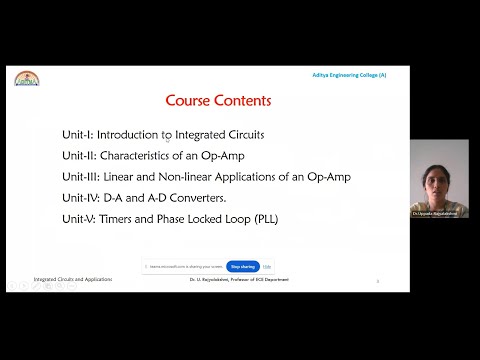 L1 - Introduction - Linear Integrated Circuits and its Applications (LICA)
