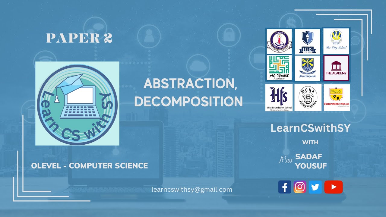 7.1 Abstraction, decomposition & Algorithmic Thinking - paper 2