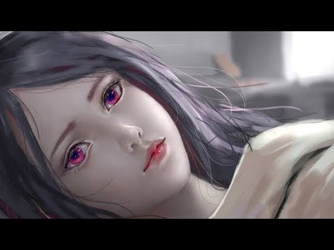 Sad anime girl gif with sound