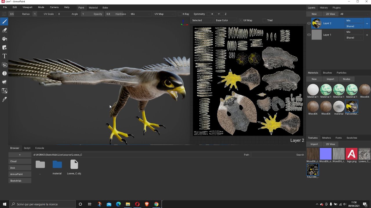 ArmorPaint Videocourse - 02 - Importing Meshes, Materials and Textures, Github Samples, Sketchfab 3D