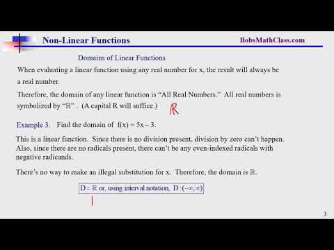 8.2 Non-Linear Functions