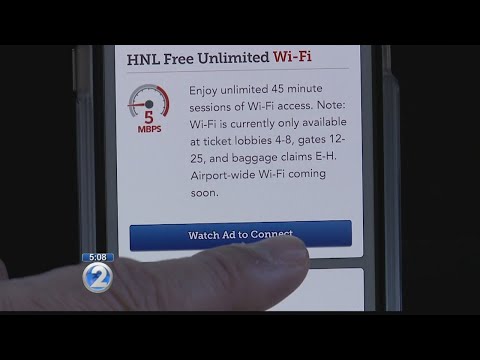 Travelers can now enjoy free Wi-Fi at Honolulu airport