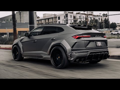Matte Dark Gray Lambo Urus Goes by the Hair Salon, Achieves “Widebody ...