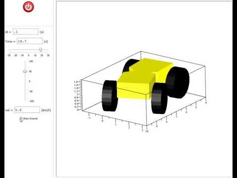 Articulated Vehicle - Interactive Simulation
