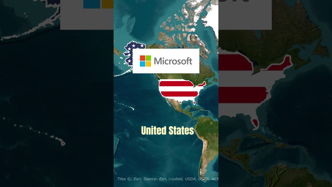 Top 05 Most Valuable Companies in the World – 2025 #geography #map #shorts