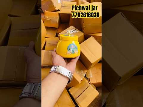Pichwai jars wholesale | return gifts | 7702616030 | #pichwai #weddinggift #giftbox #thamboolambags
