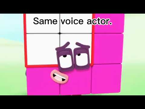 Same voice actor #numberblocks #eighteen #eightyone