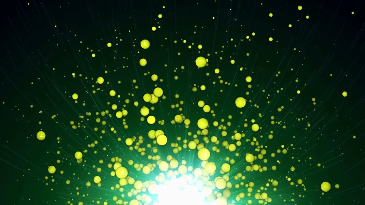 🔥 EPIC 3 Hour Visual Wallpaper: Watch Tennis Balls EXPLODE in Mesmerizing Motion! 🎾💥