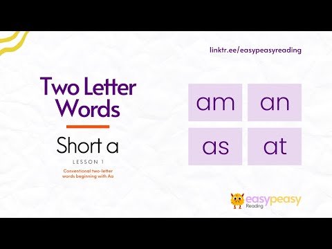 Conventional two-letter words beginning with Aa