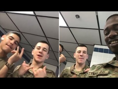 Nigerian Man In US Army Tries To Teach WHITE Soldiers Zlatan Ibile's Slang