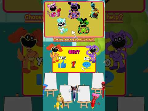 Match the character image of Smiling critters Poppy playtime #huggywuggy #shorts