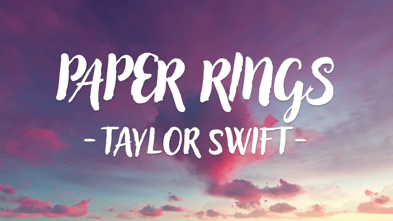 Paper Rings Bass Tab - Taylor Swift