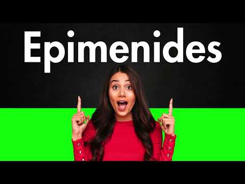 How to Pronounce Epimenides (Correctly)