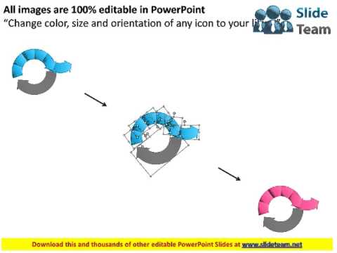 semicircular arrow for agile development methodology powerpoint template