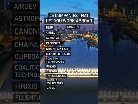 25 Companies That Let You Work Abroad #workfromanywhere #flexjobs #remotejobs #remotework #travel