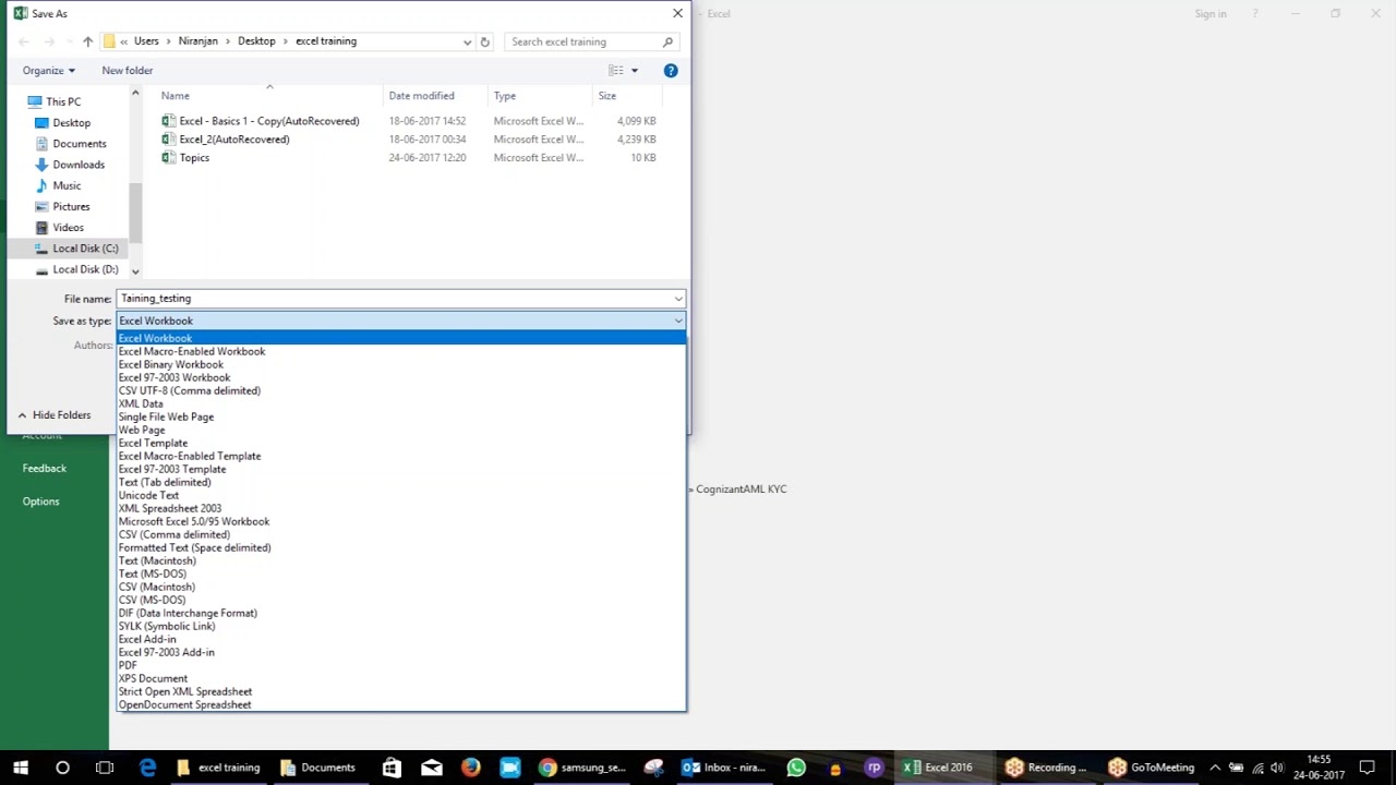 Excel Demo - MindMap Consulting