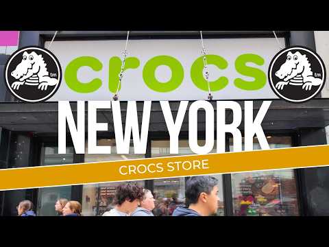 Inside CROCS STORE New York City