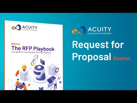 Acuity's RFP (Request for Proposal) Booklet