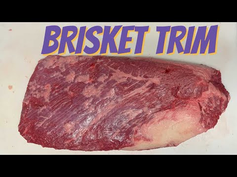 Trim a Brisket for a Backyard BBQ