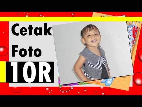 Tutorial belajar Cetak foto Lanjutan ukuran 10R menggunakan adobe photoshop