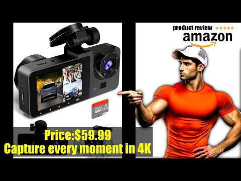 Buy Dash Camera for Cars,4K Full UHD Car Camera Front Rear with Free 32GB SD Card,Built-in Super