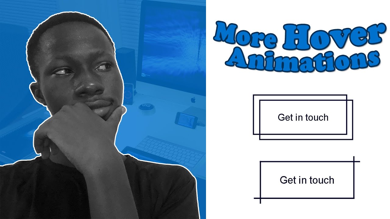 Modern Button Hover Animations - [4] -HTML & CSS Only