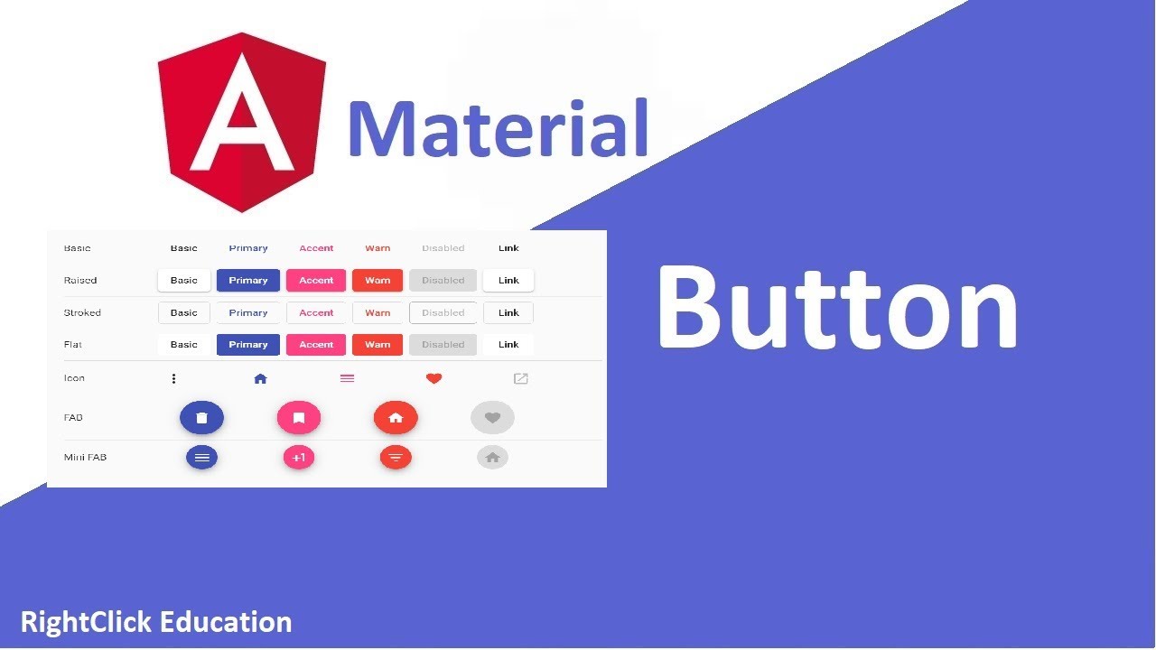 Angular Material Button | Angular Material Tutorial 2