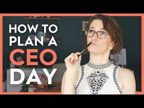YOUR BIZ NEEDS YOU TO BE CEO: CEO vs Owner vs Operator + How to Plan a CEO Day