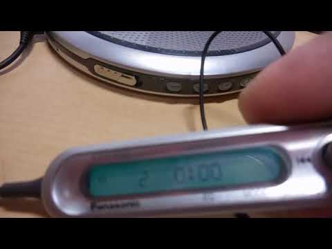 パナソニック ポータブルCDプレーヤー SL-CT710-S シルバー 再生専用 2003年11月購入品 MP3再生可能 高音質サウンド 日本製⓪