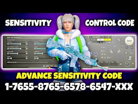 BGMI 3.8 UPDATE SENSITIVITY CODE | BGMI BEST SENSITIVITY SETTINGS | BGMI ZERO RECOIL SENSITIVITY