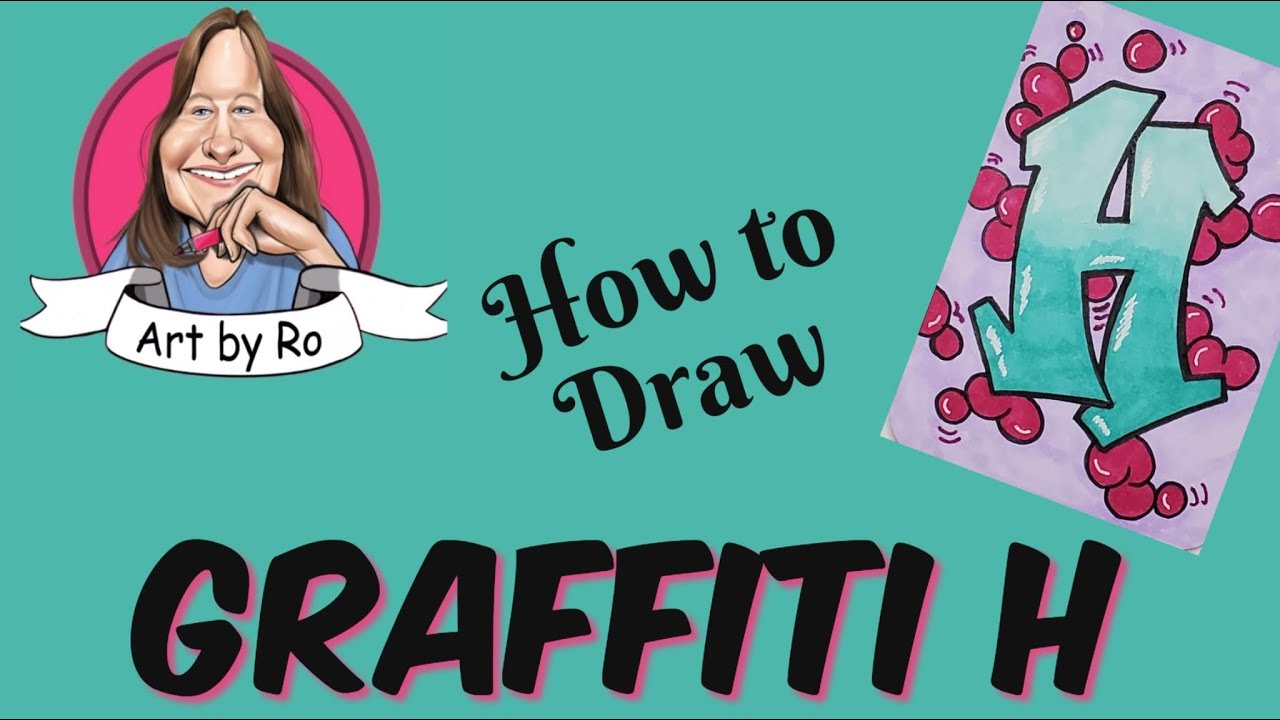 How to Draw Graffiti Letter H Step by Step