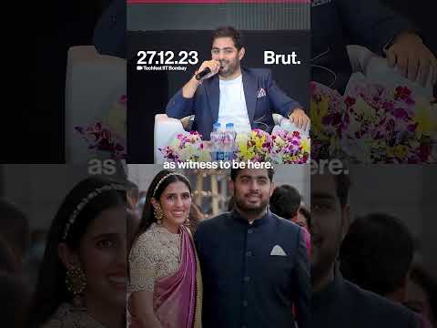 When Akash Ambani spoke at the IIT Techfest.