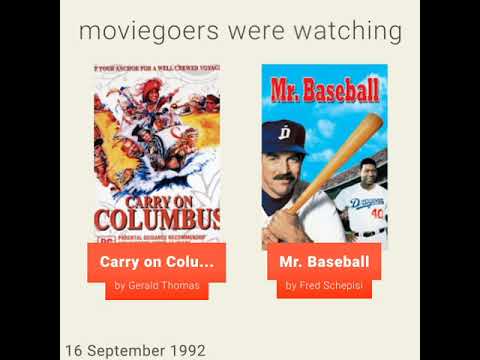 September 16, 1992 - This day in 30 sec. - Takemeback.to