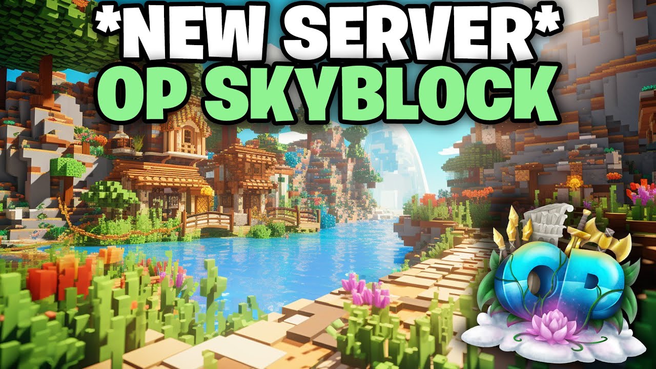 NEW OP SKYBLOCK SERVER in Minecraft Skyblock! 1.21+ (BEDROCK/JAVA) | 2024