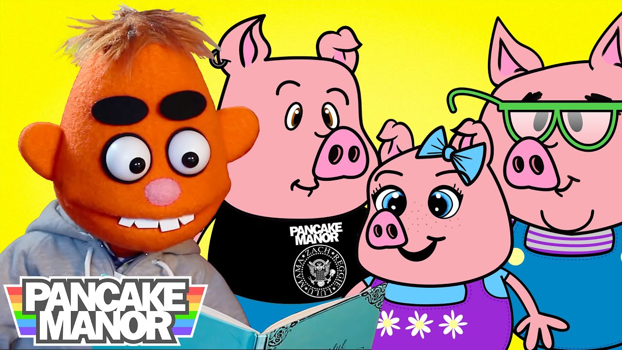 Three Little Pigs ♫| Nursery Rhymes for Kids | Pancake Manor