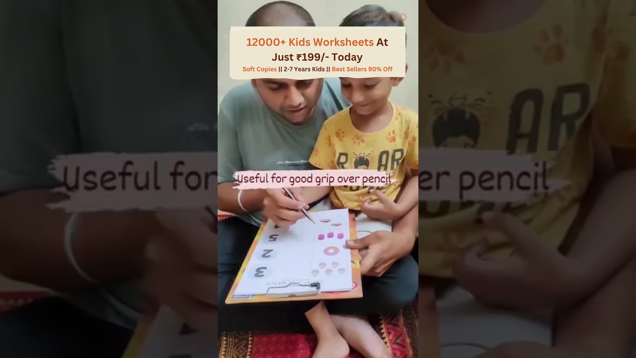 12000+ Comprehensive Pre-School Learning Worksheets