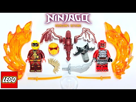 Assemble Lego Ninjago Kai's Dragon Spinjitzu Spinner | Ninjago Dragons Rising | Lego set 71823