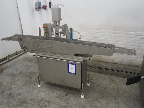 1820-161: Abbreviation machine with mesh belt