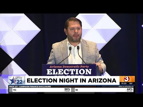 District 3 congressmen Ruben Gallego speaks to Arizona Democrats