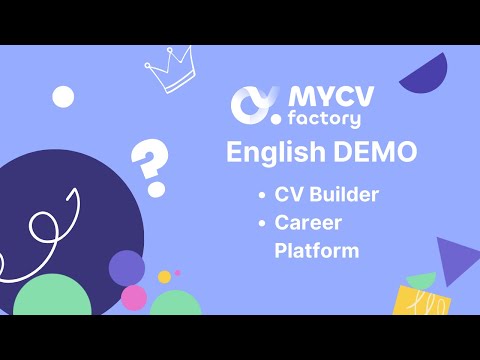CV Builder & Career Platform ENG