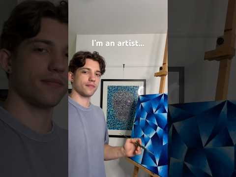I’m an artist, please check out my work! Abstract cubism #art #painting