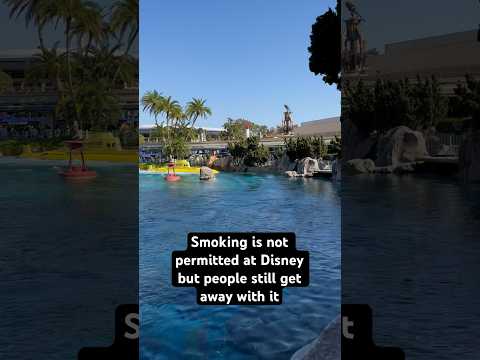 Smoking is not permitted at Disneyland!