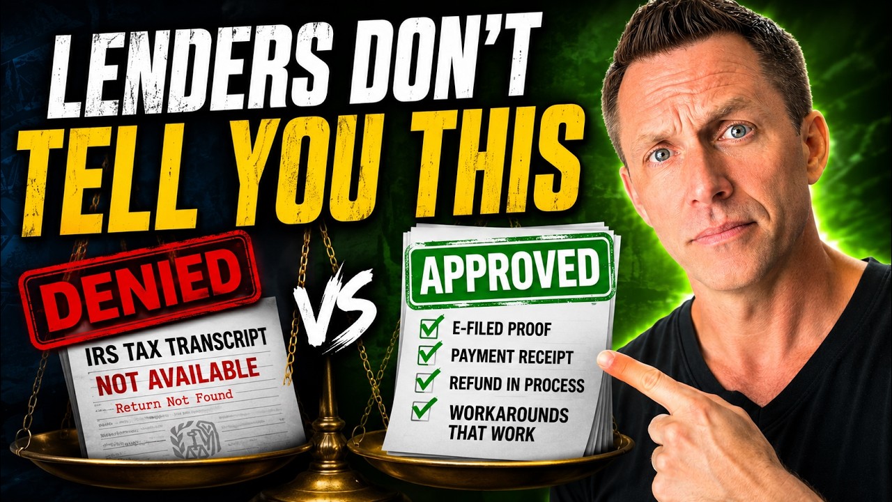 How To Get Around Missing IRS Transcripts For Your Mortgage!