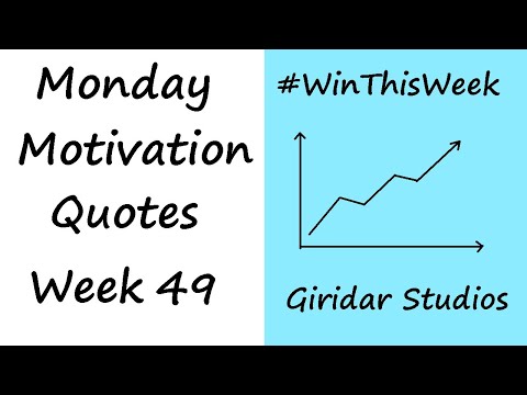 Monday Motivation Week 49 | Top 10 Quotes | Transform your life | Giridar Studios