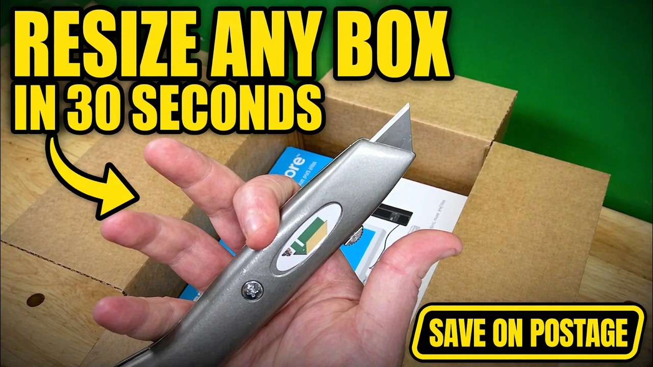 How to Resize a Box to Save on Postage & Shipping Supplies