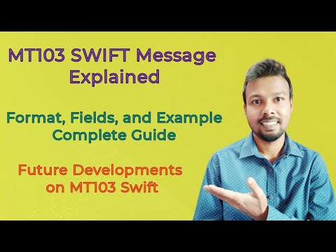 MT103 SWIFT Message Explained: Format, Fields, and Example | Complete Guide on MT 103