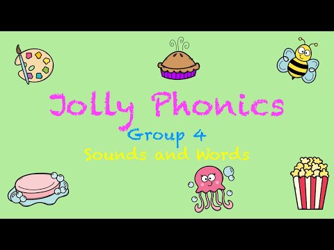 Jolly Phonics Group 4 【Sounds and Words】