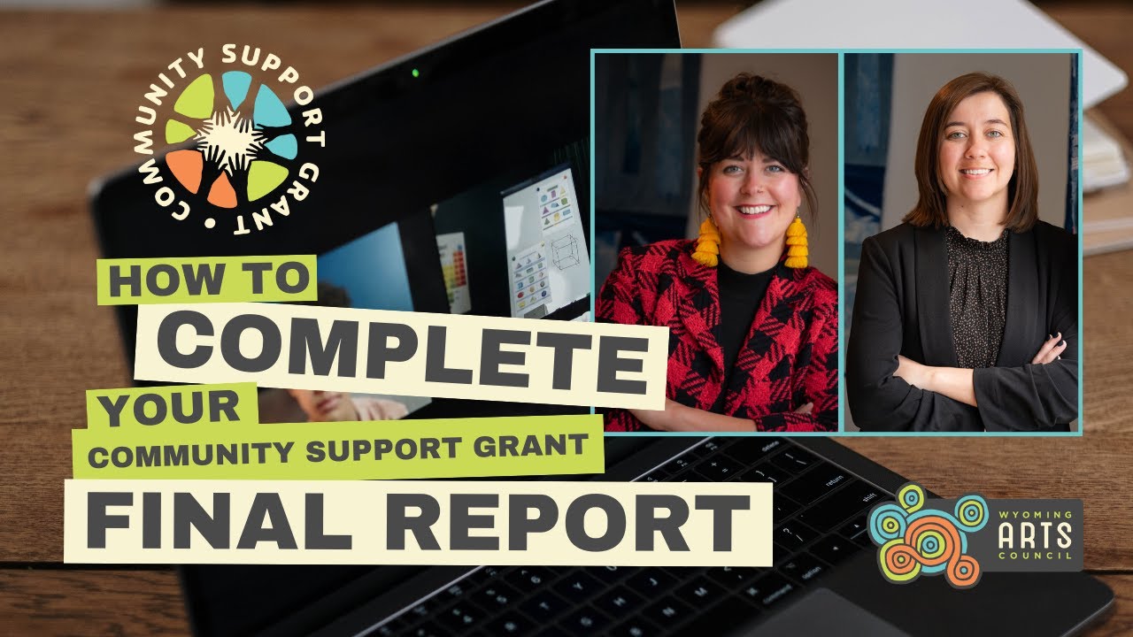 Community Support Grant Final Report Webinar