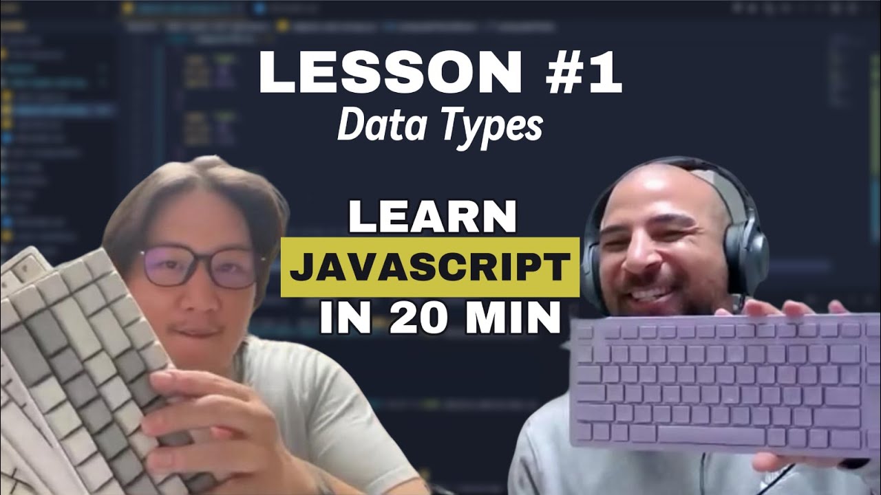 Teaching my 40 year old student with no experience programming | Data Types